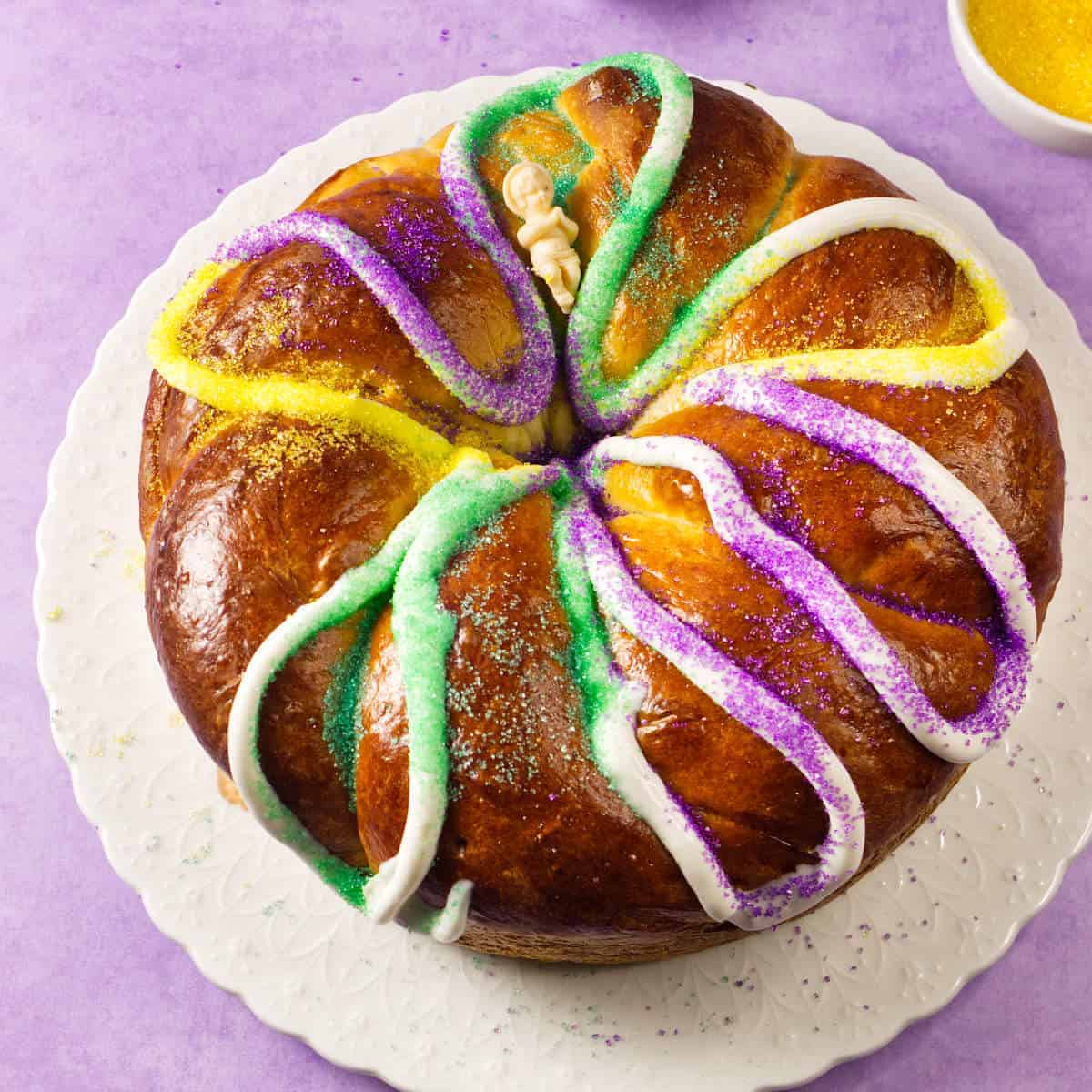 Mardi Gras king cake