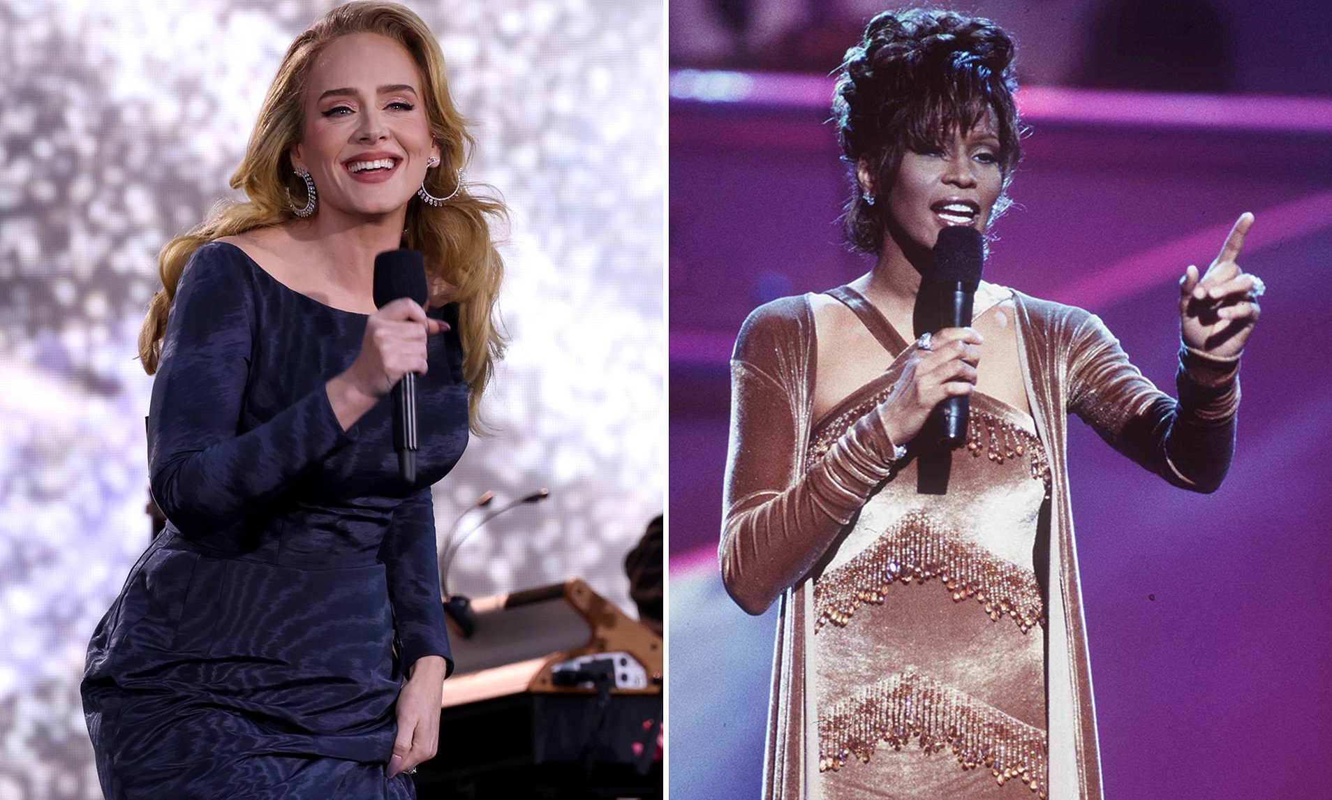 Adele overtakes Whitney Houston as 21 becomes the best-selling female ...