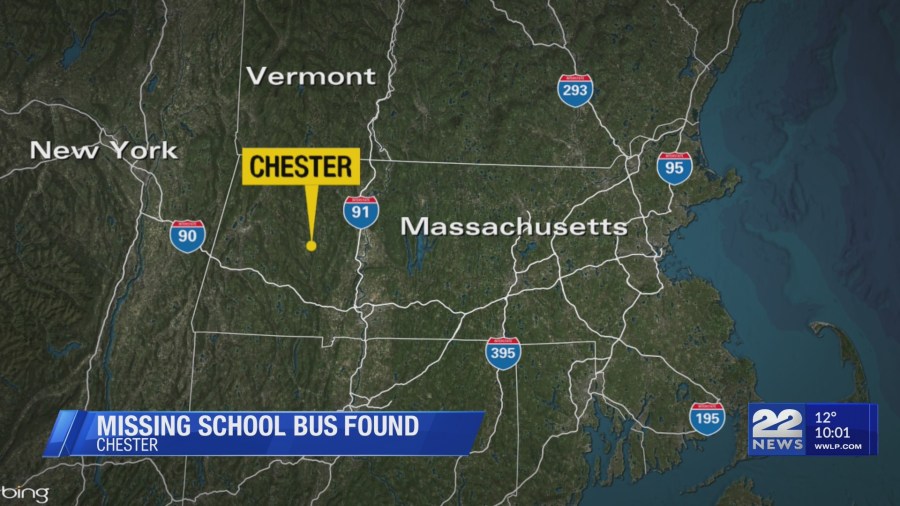Overdue school bus in Chester located, all students safe