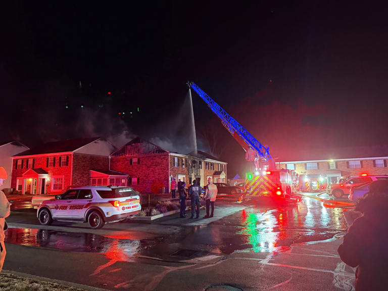 Dozens displaced after suspected kitchen fire spreads through apartment ...