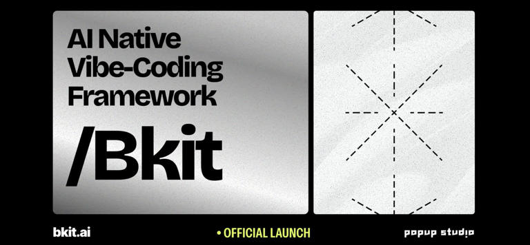 팝업스튜디오, AI 네이티브 개발 프레임워크 'BKIT' 공식 출시