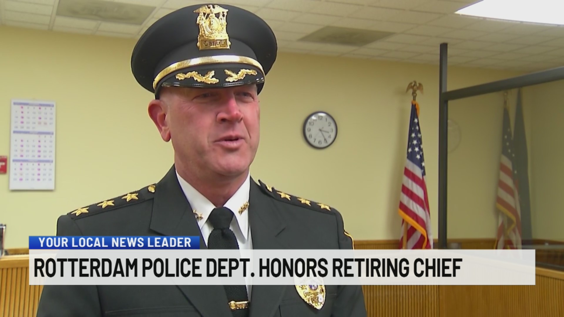 Rotterdam Police Department honors retiring chief