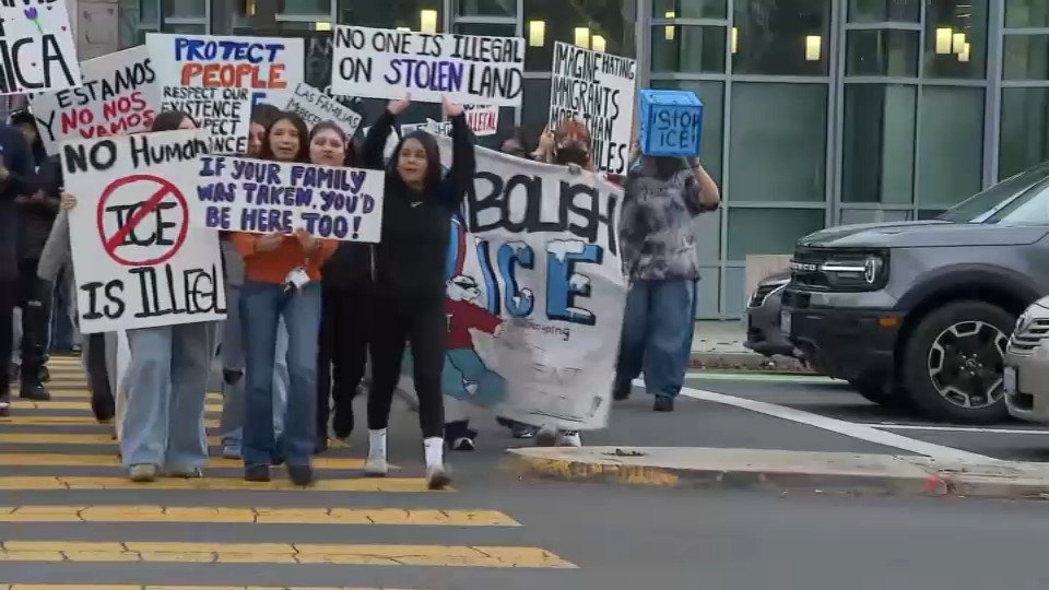 San Jose students walk out to protest Trump immigration policies