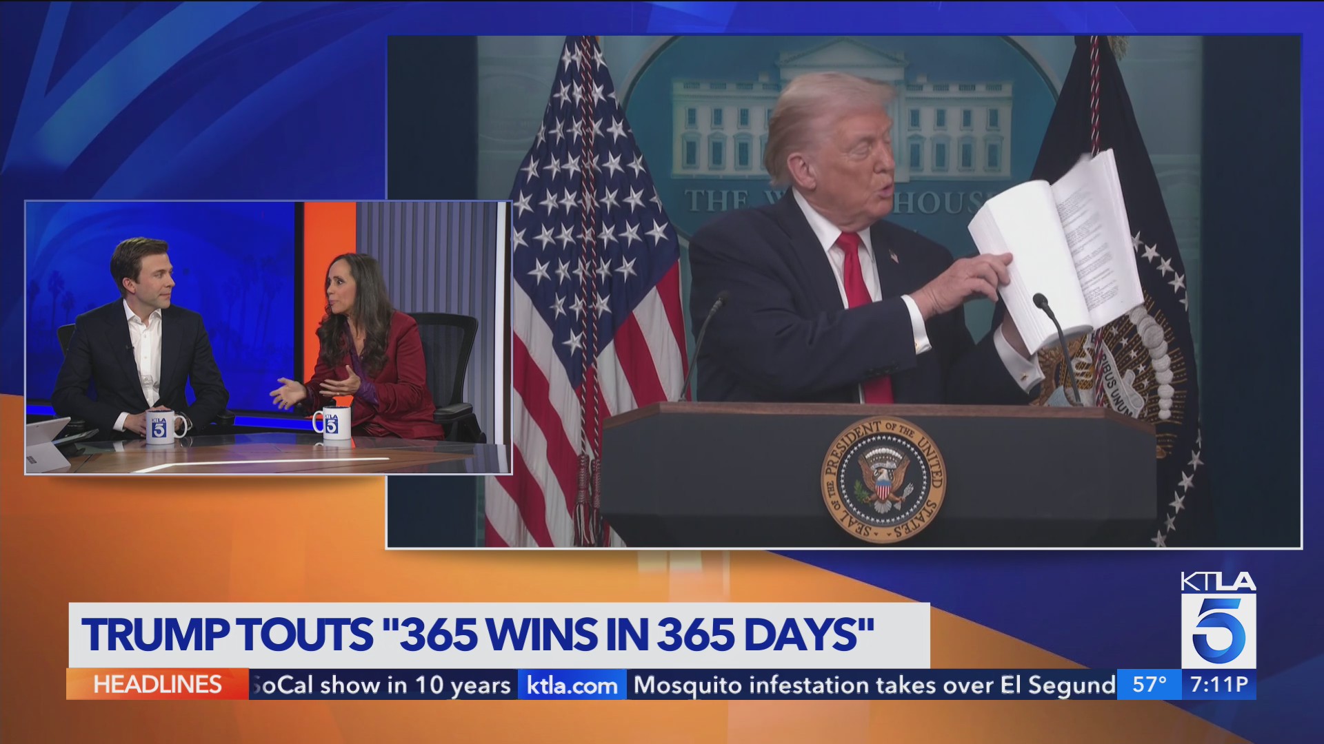 Grading President Trump's first year back in office as White House ...