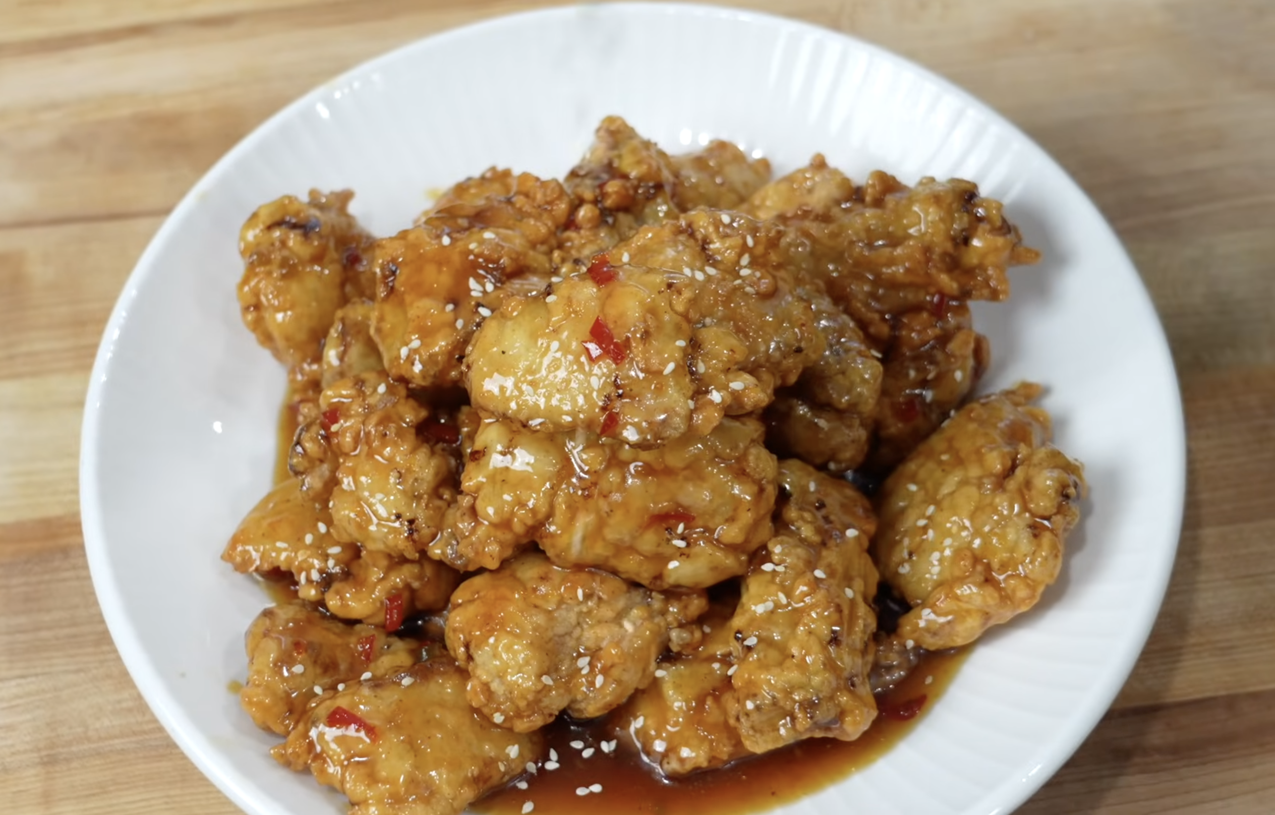 Orange chicken is 100% better at home!