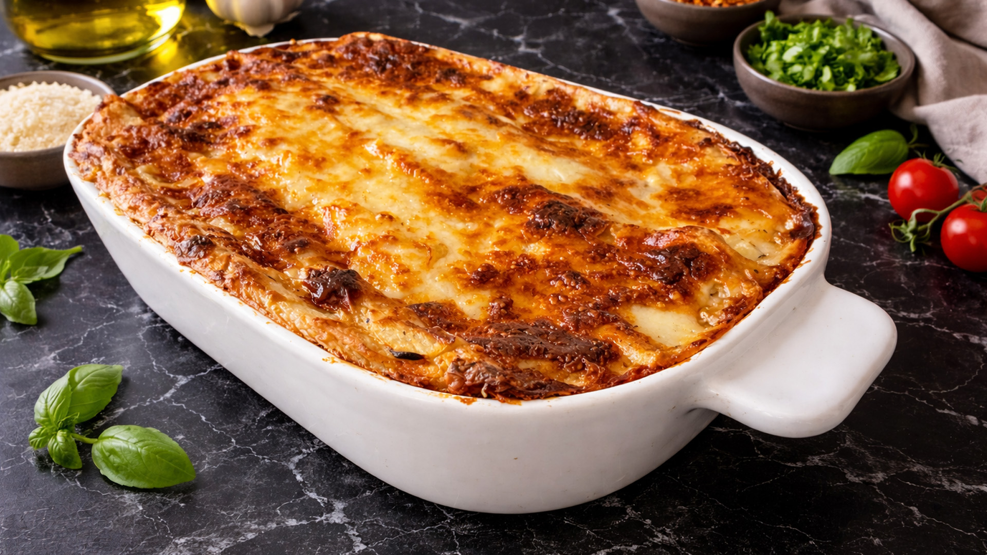 Step by step creamy chicken lasagne recipe