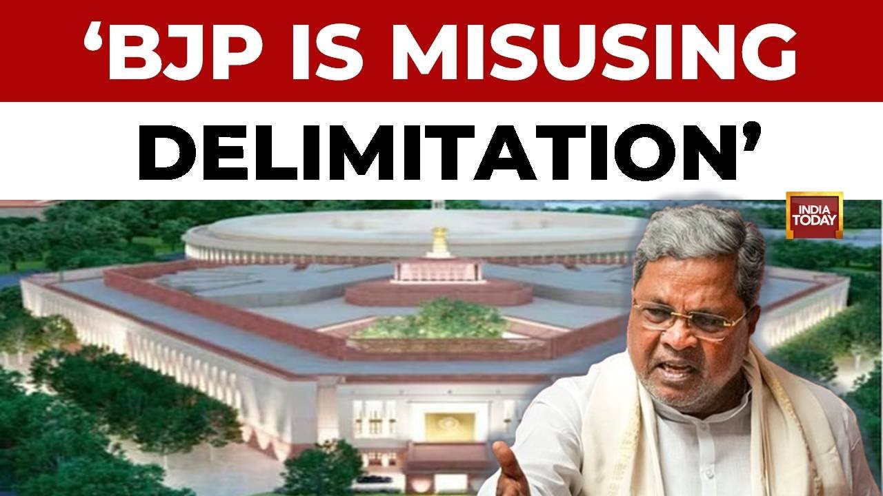Siddaramaiah: Delimitation is a 'political question that will determine ...
