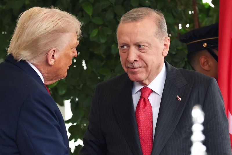 Turkey's Erdogan says discusses Syria, Gaza with Trump in "very good" call