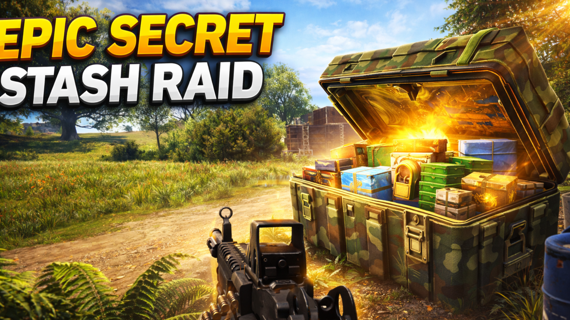 Ultimate raid: All types of secret stash bunkers