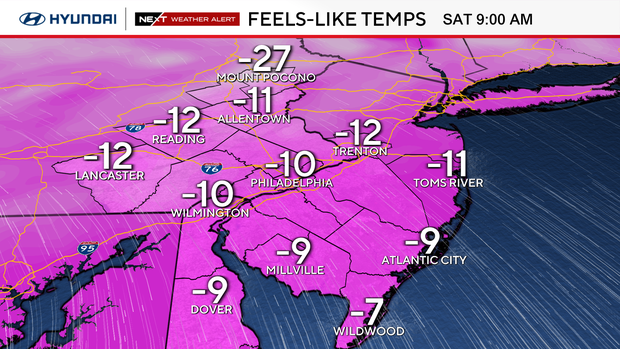 Another brutally cold morning Wednesday in Philadelphia region ...