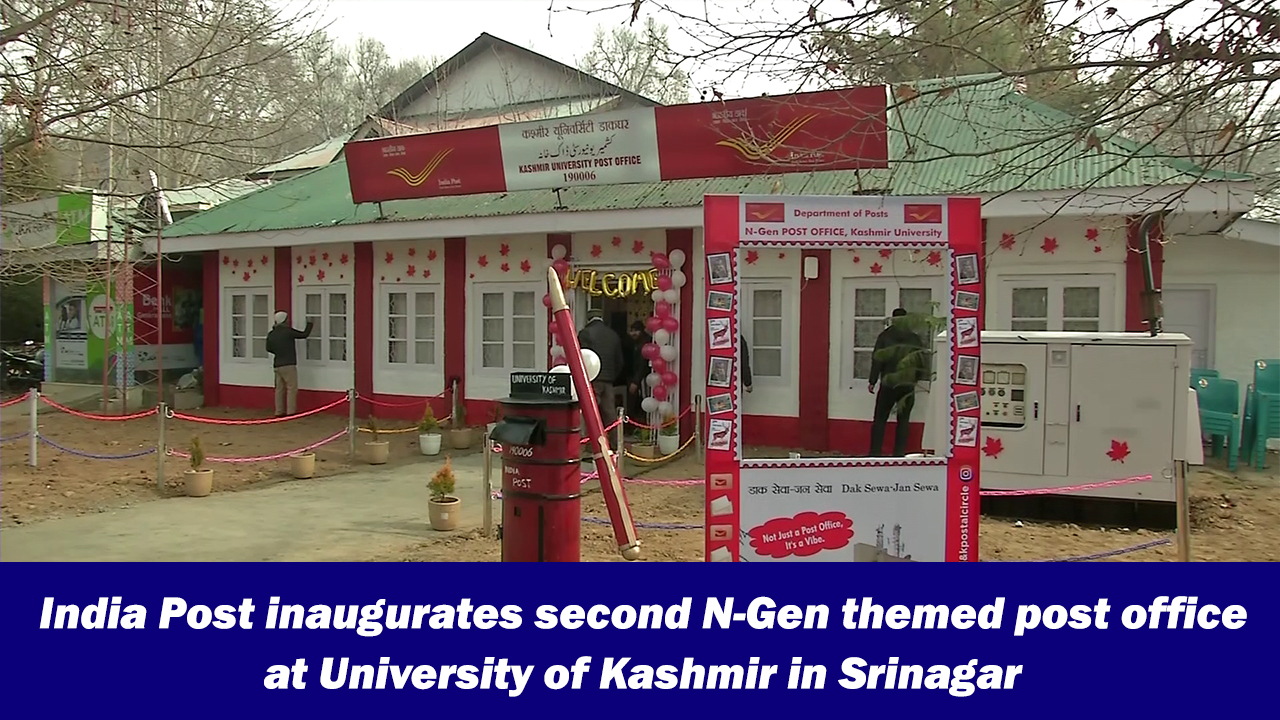 India Post inaugurates second N-Gen themed post office at University of ...