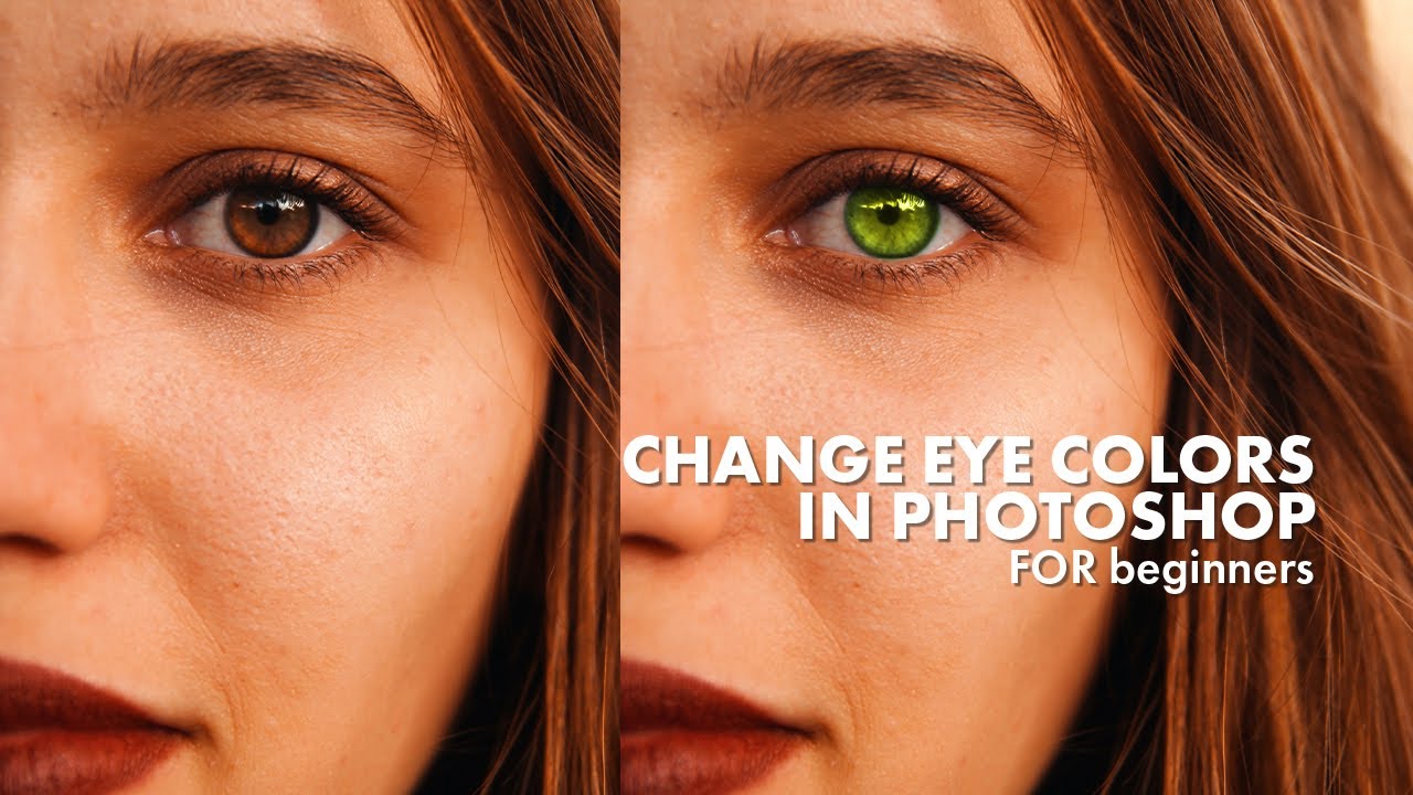 Easy eye color change trick in Photoshop you must know