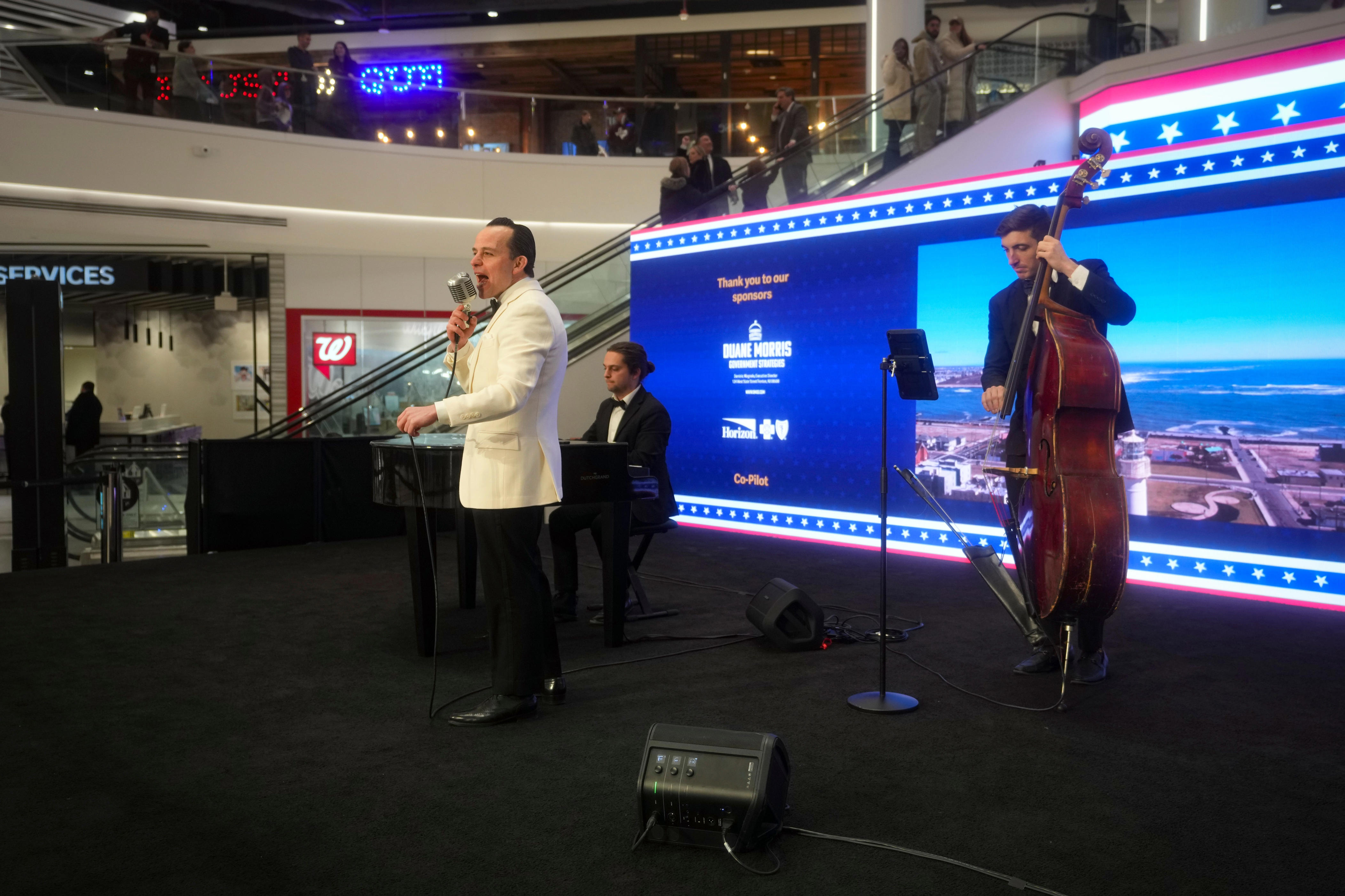 Of course NJ's new governor holds inaugural ball in a mall