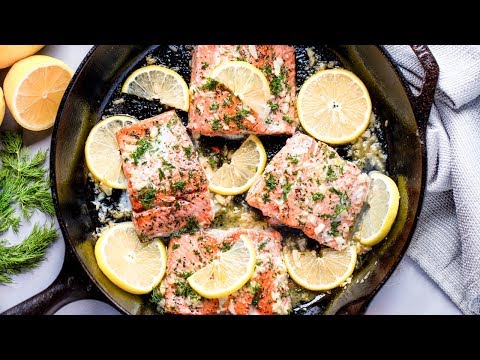 How to make healthy lemon garlic salmon