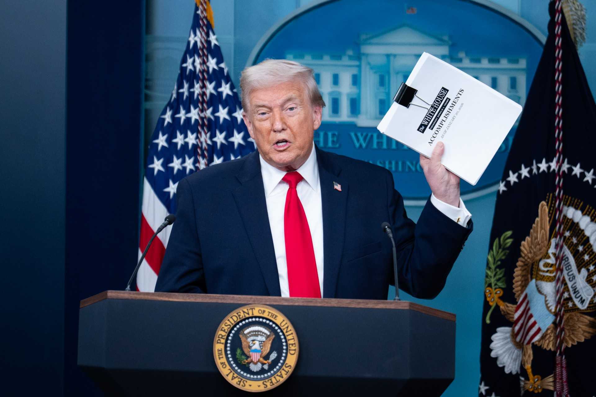 Fact-checking Donald Trump’s marathon press briefing at one-year mark ...