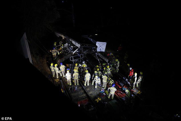 One dead and 37 injured after train derails in Spain - just days after ...
