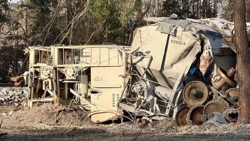 Photos: Cleanup continues after Dorchester County train derailment