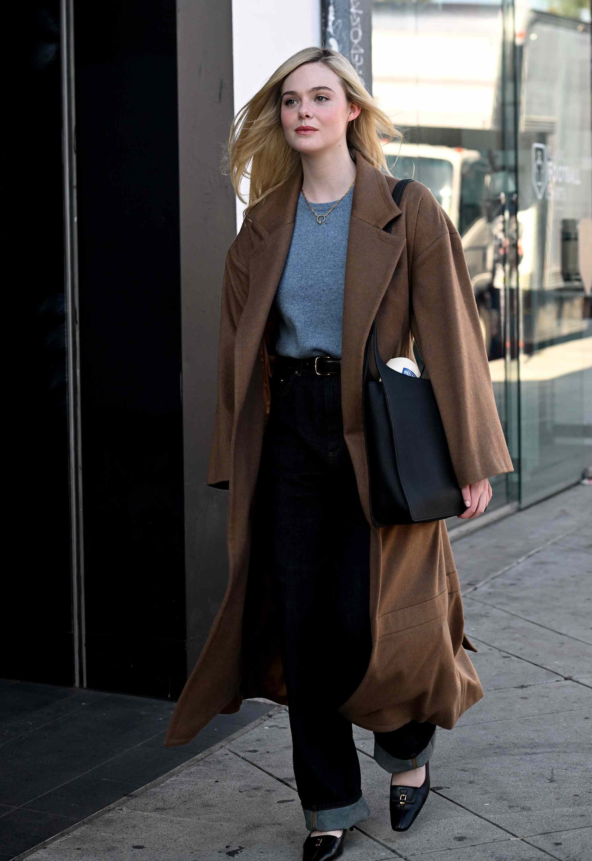 Elle Fanning just wore the chicest version of 2026’s cool-girl jeans ...