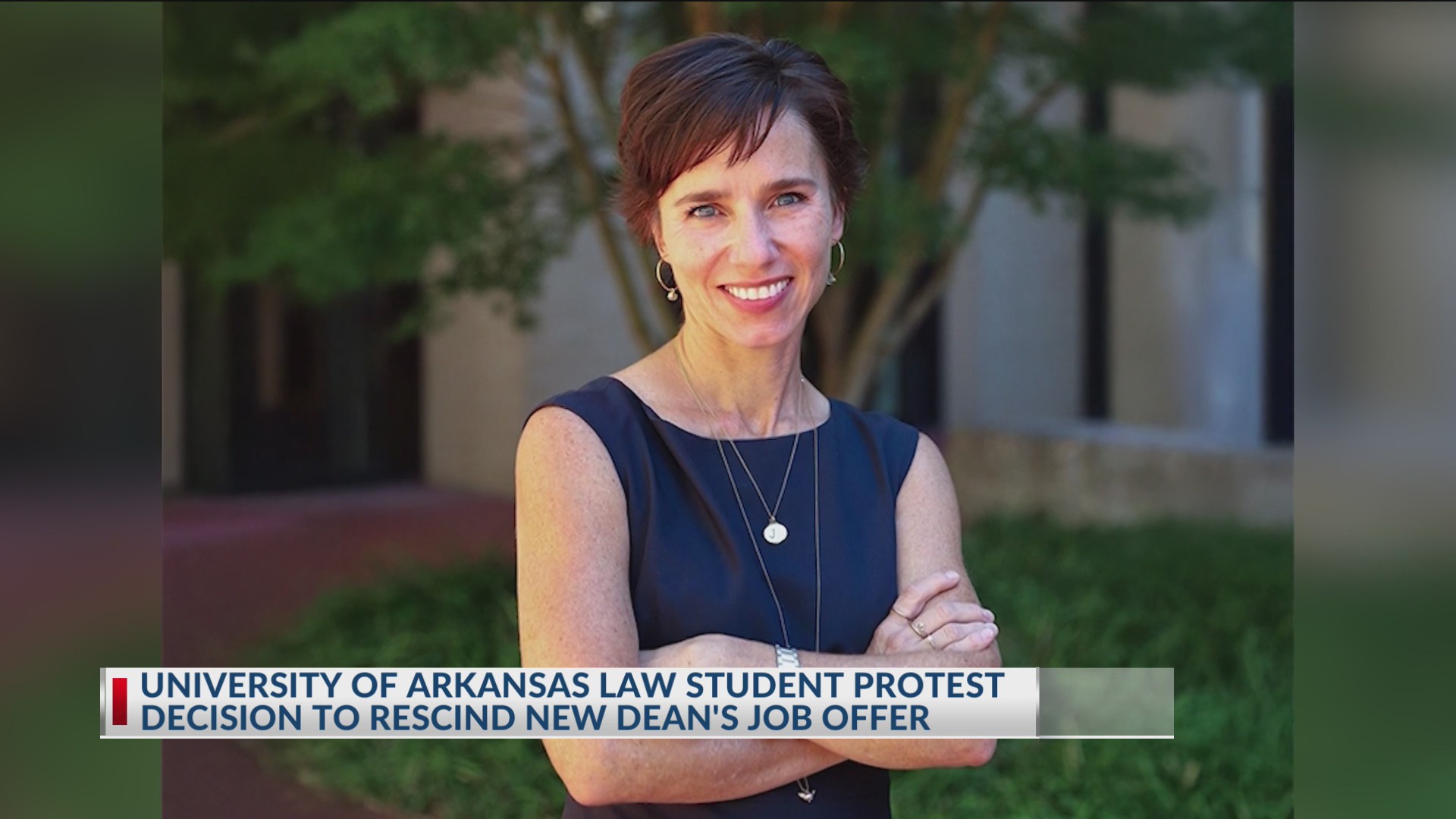 University of Arkansas law students protest decision to rescind new ...