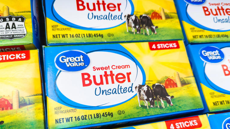 What big brand is behind Walmart's Great Value butter?