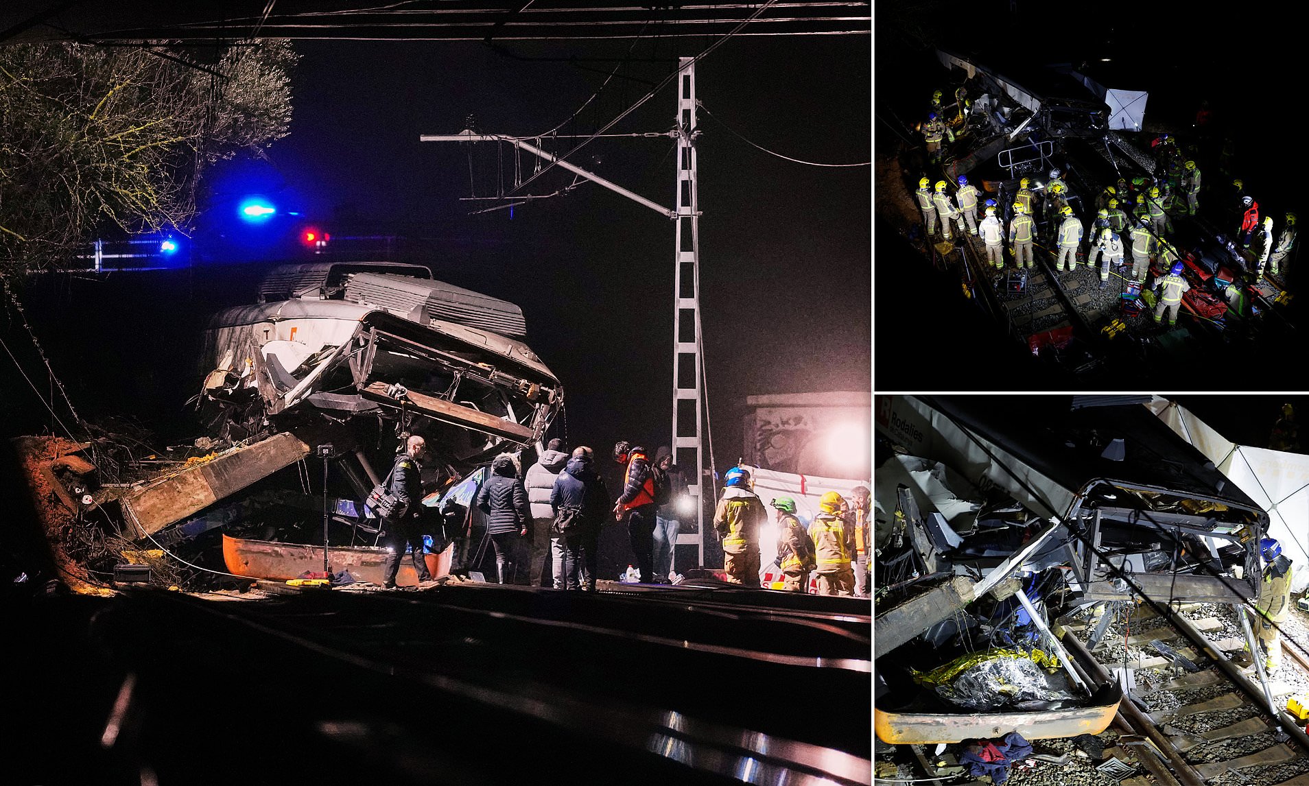 One dead and 37 injured after train derails in Spain - just days after ...