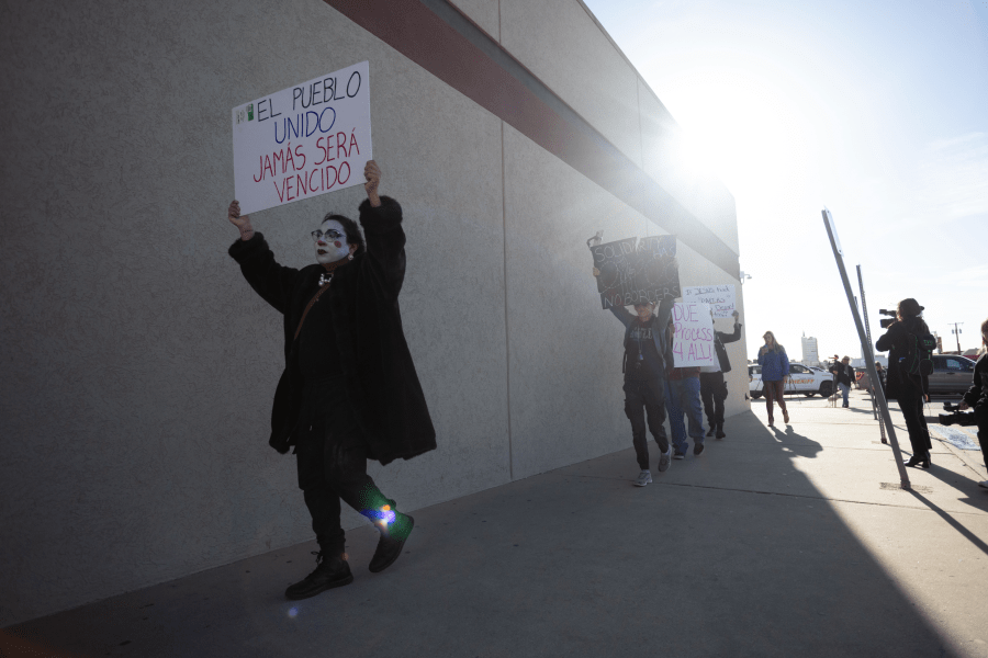 In photos: Odessa residents join nationwide 'walk-out' protest