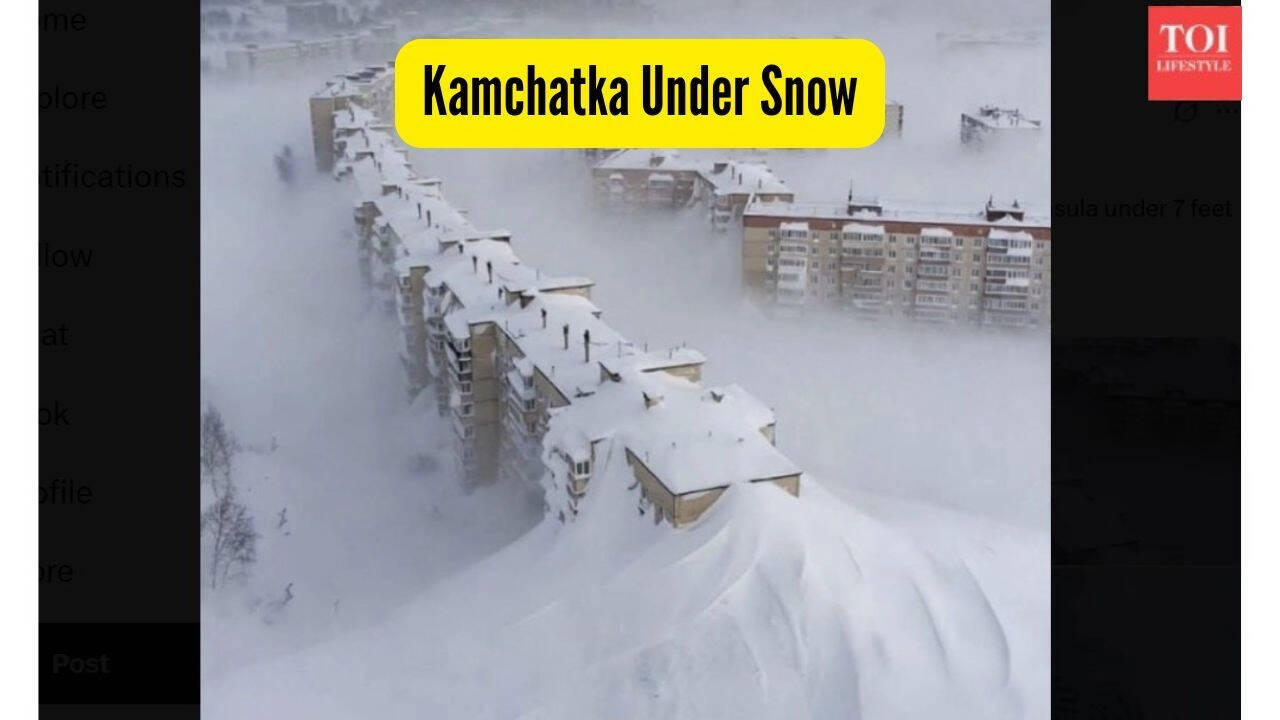 Russia's Kamchatka is under mounds of snow now: What has led to this ...