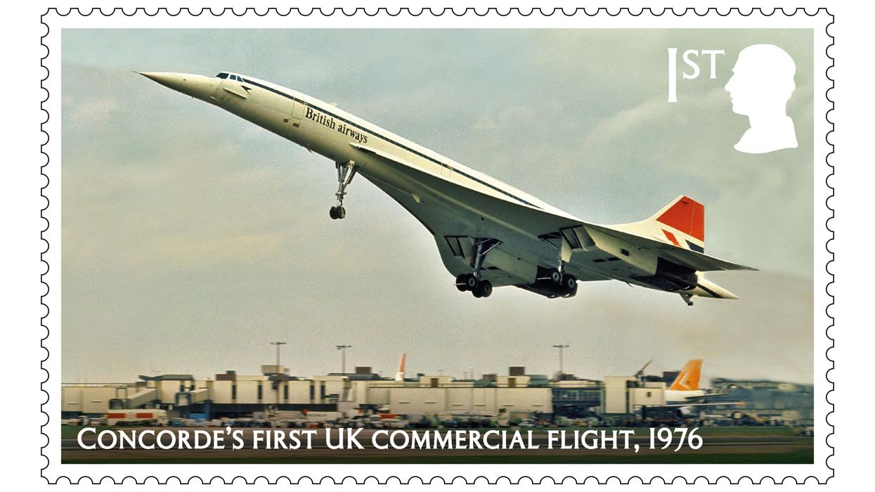 New stamps mark 50th anniversary of first commercial Concorde flights