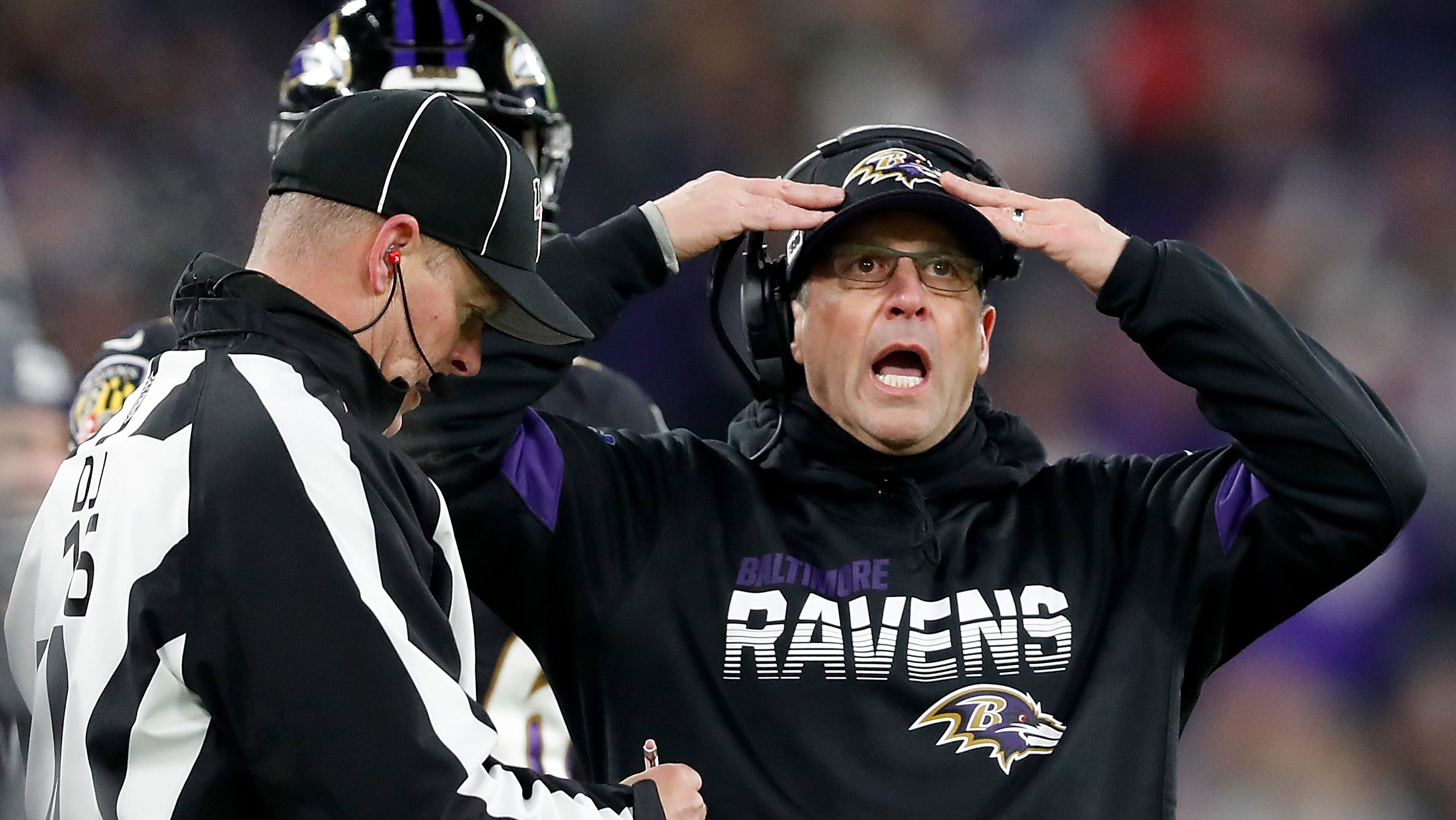 John Harbaugh teases hiring former Jets coach to Giants staff