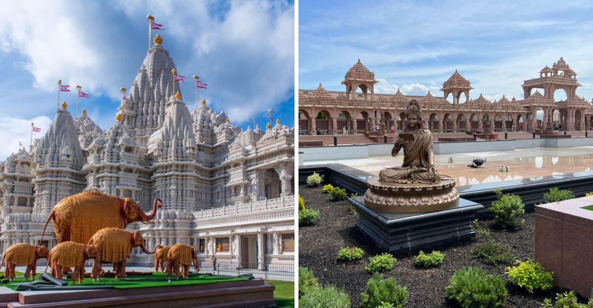 The largest Hindu temple in the Western Hemisphere stands proudly in ...