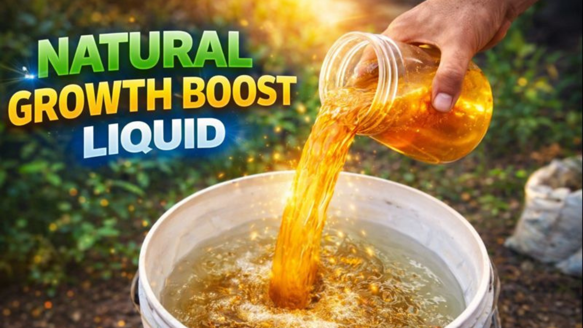 Using a natural kitchen liquid to improve plant growth