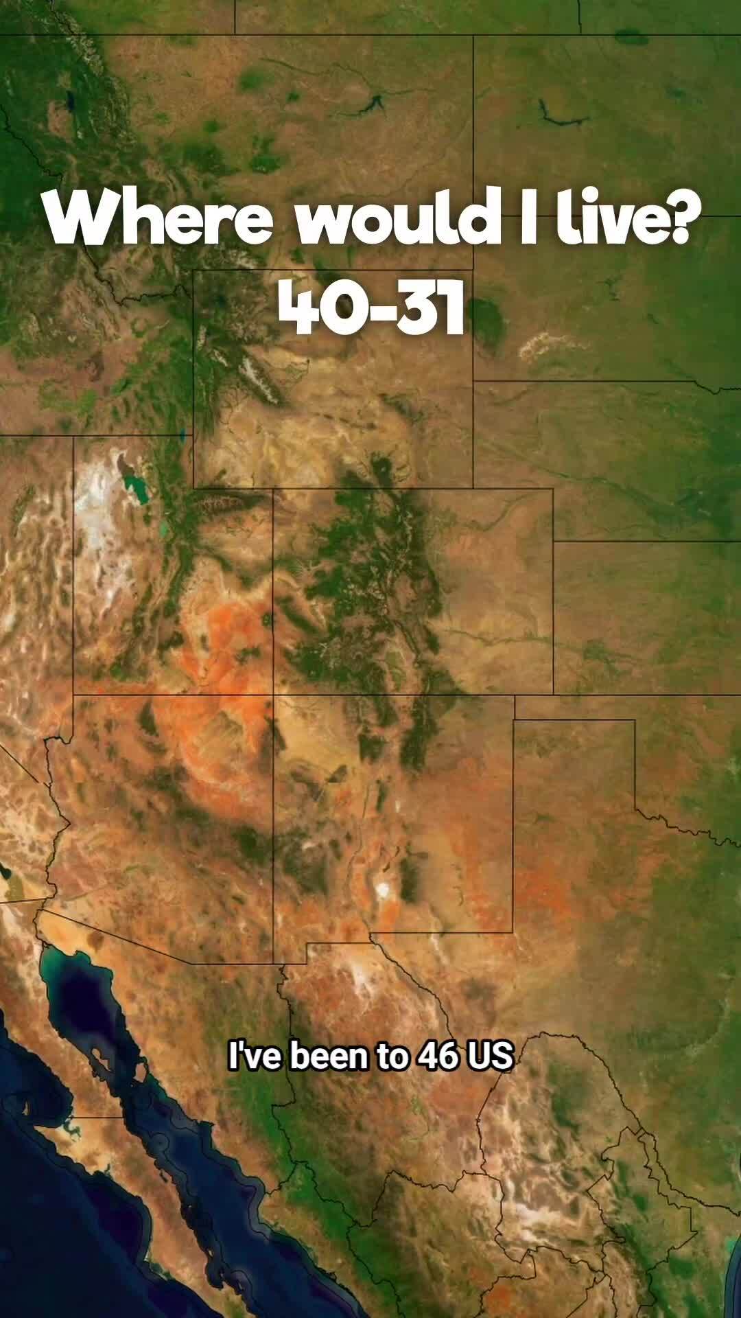 Where would I live in every US state? Part 2 #geography