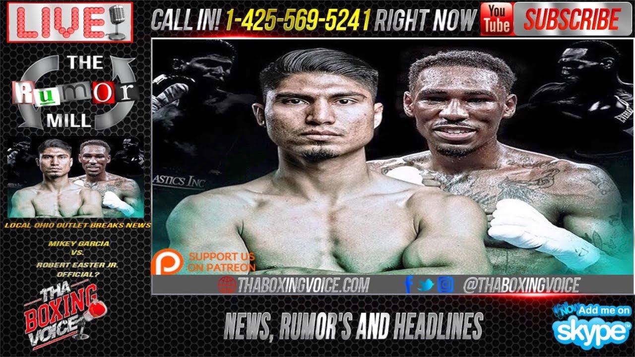 Mikey Garcia vs. Robert Easter Jr. official? Local Ohio outlet breaks news