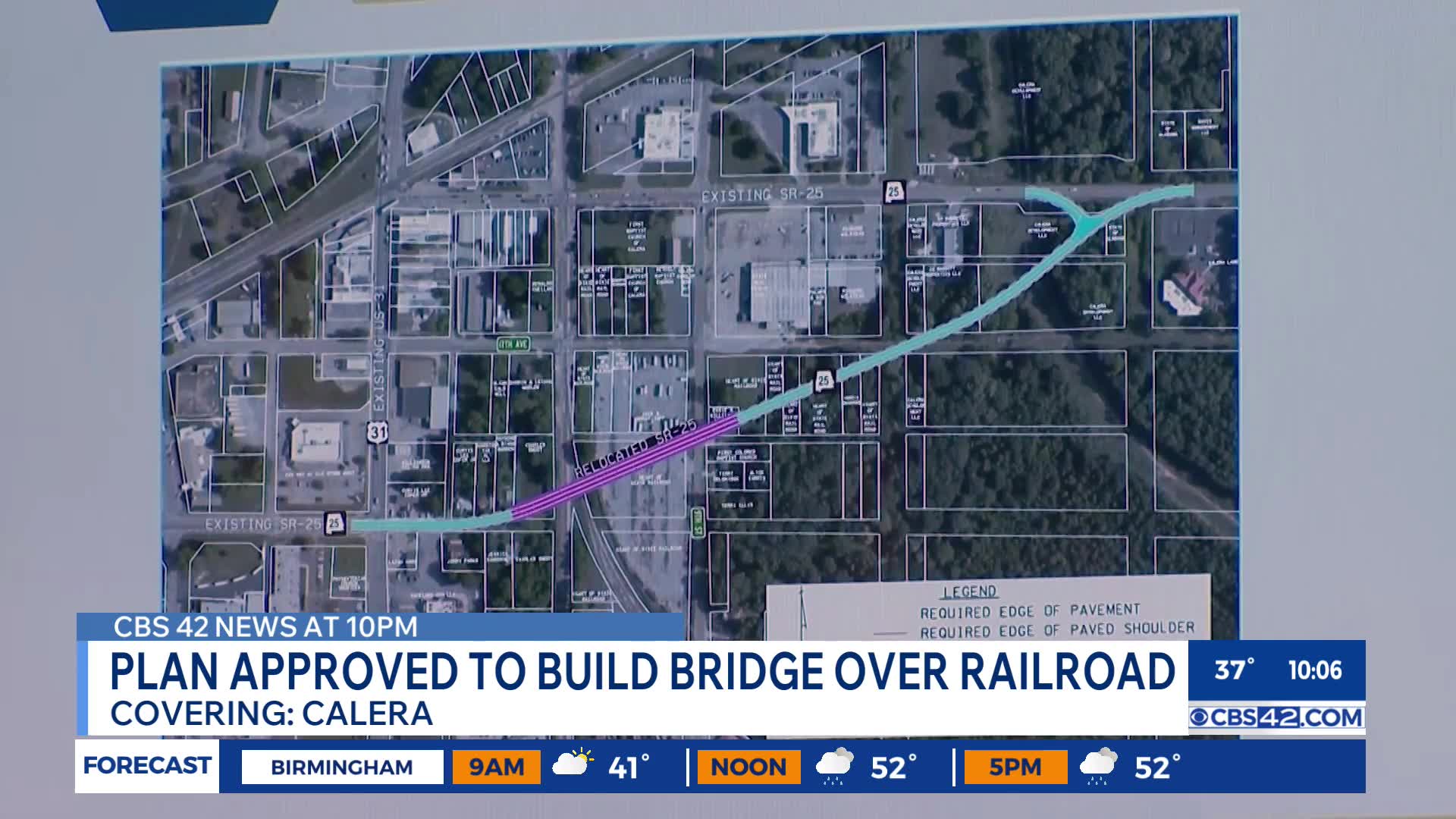 Calera City Council approves plans to build bridge