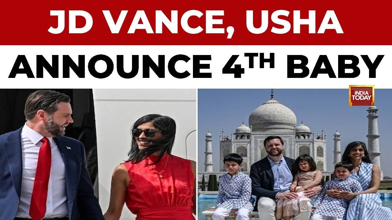 Usha Vance announces fourth pregnancy amid online speculation over VP's ...