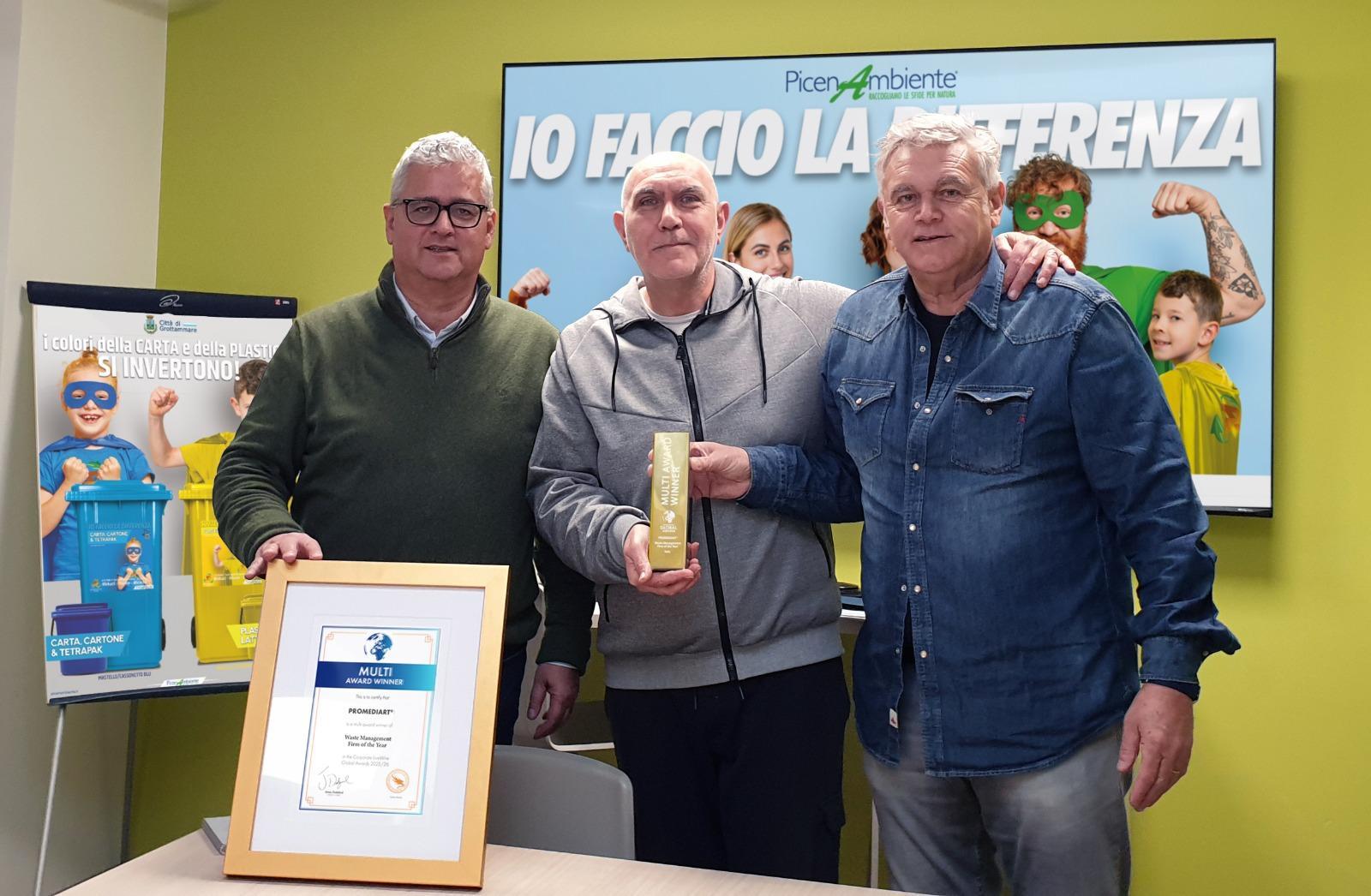 Comunicazione e innovazione, premio alla Picenambiente