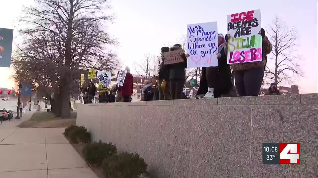 Trump marks first anniversary of second term as St. Louis protesters ...