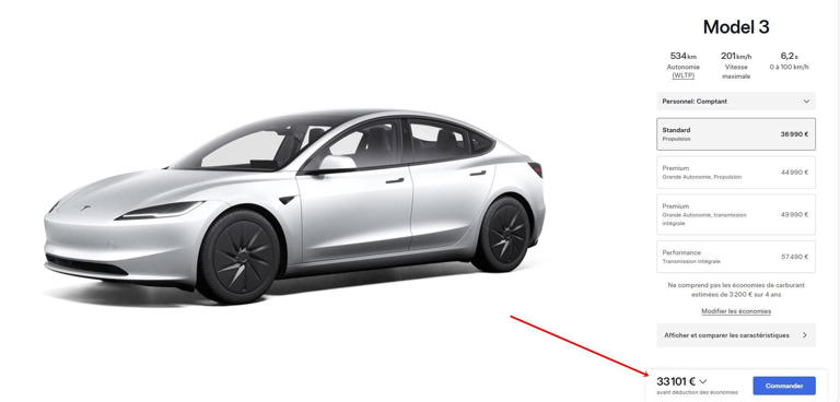 Tesla lanza de nuevo el Tesla Boost: Model Y desde 31.290 euros en Francia