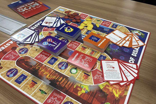 Interactive board game teaches kids about disaster preparedness, response