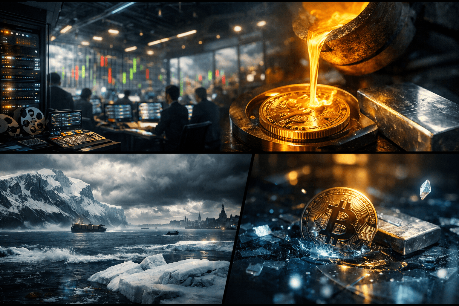 Evening digest: Bitcoin slips below 90K, gold hits records, Netflix ...