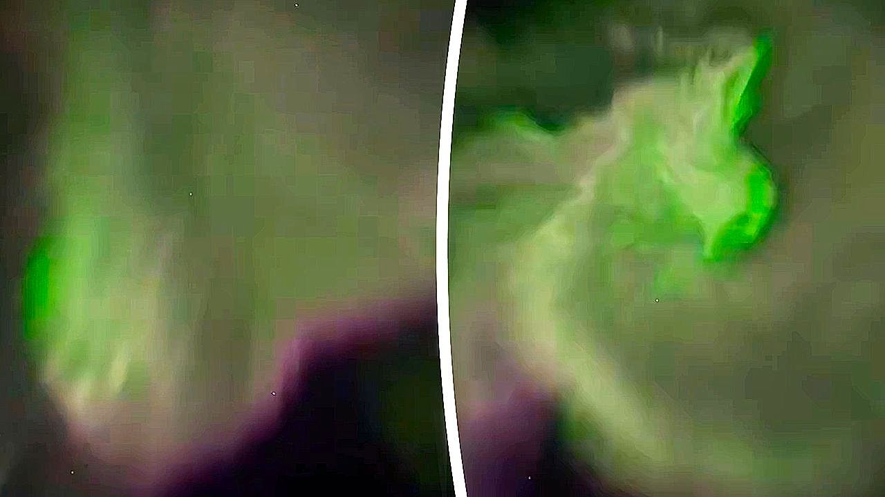 The sky was ablaze with color! A historic solar storm caused strange ...