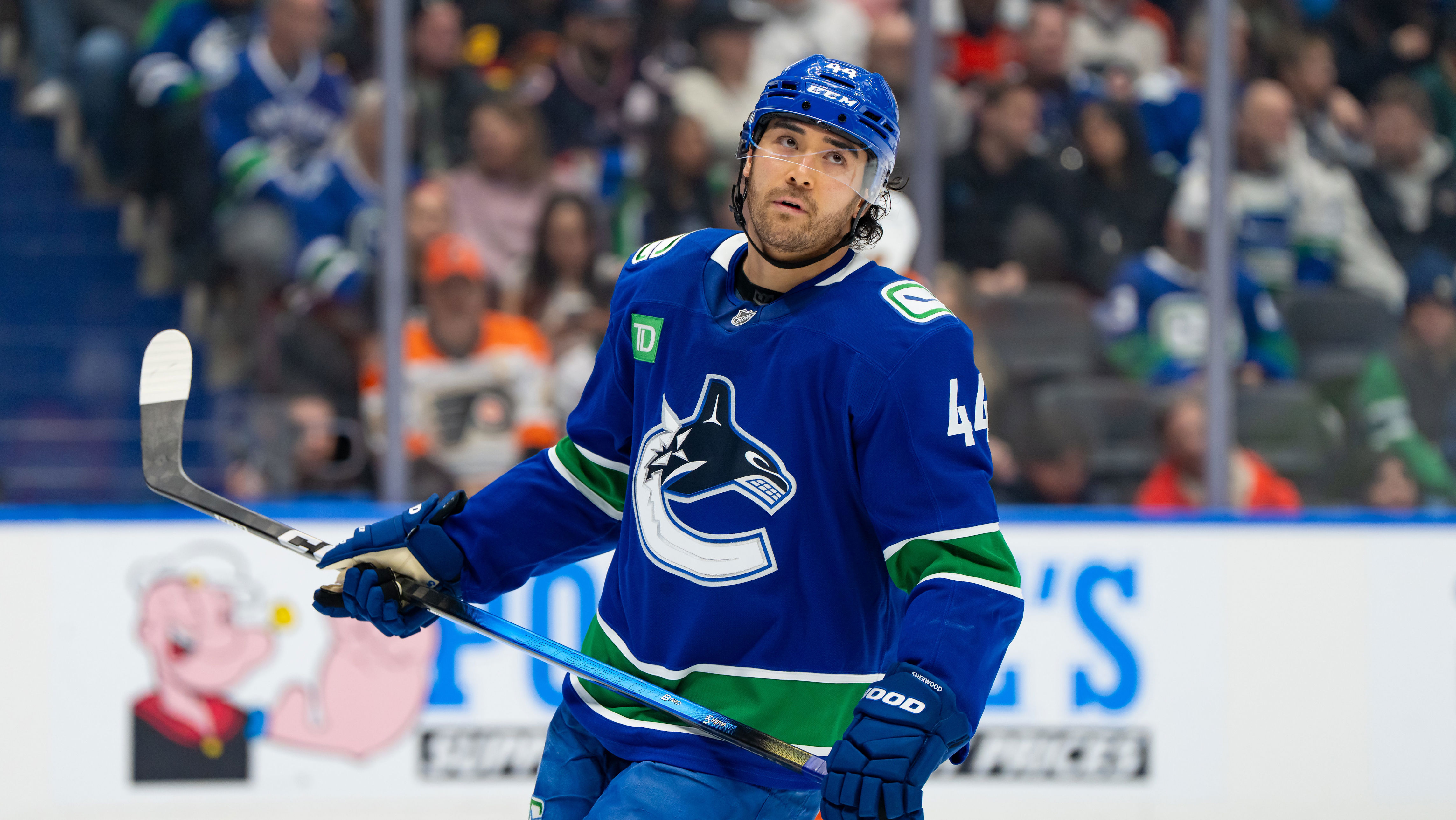 Mike Grier faces Sharks roster logjam up front after Kiefer Sherwood trade