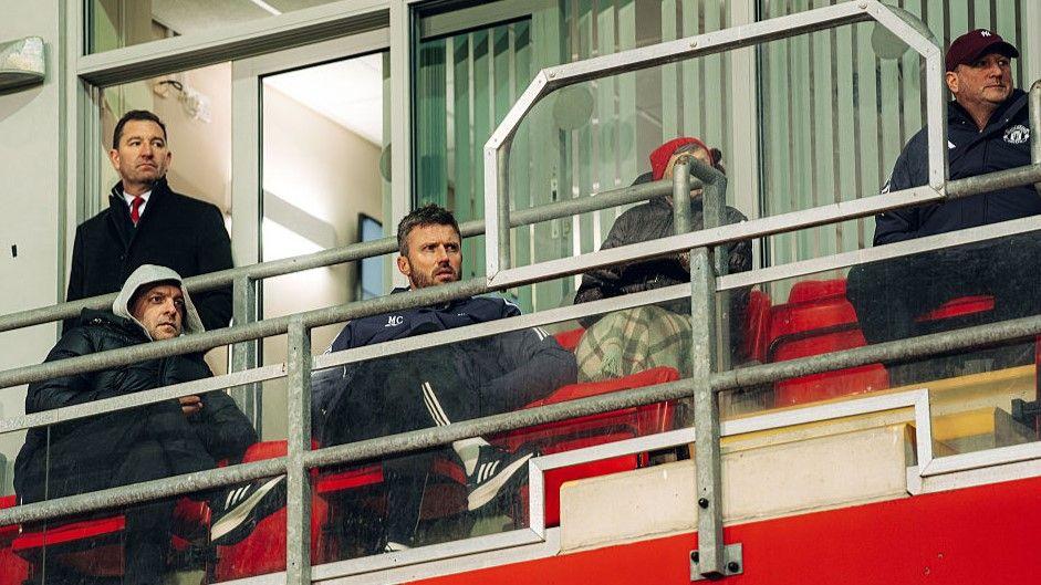 Who caught Carrick's eye in Man Utd U21 win?