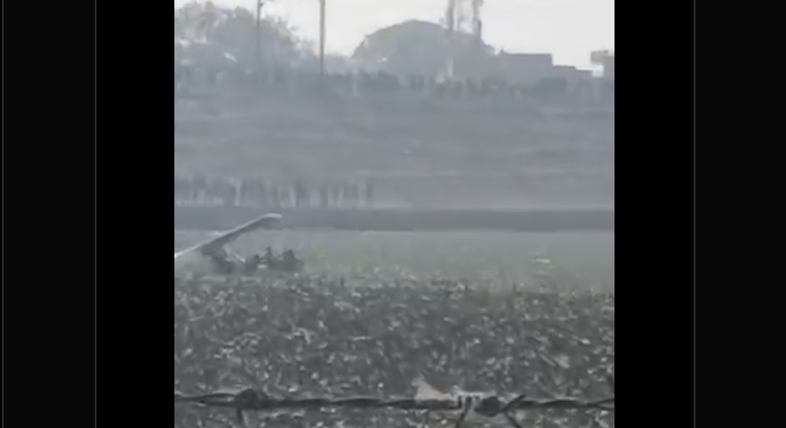 IAF training aircraft crashes into pond in Prayagraj; pilot safe