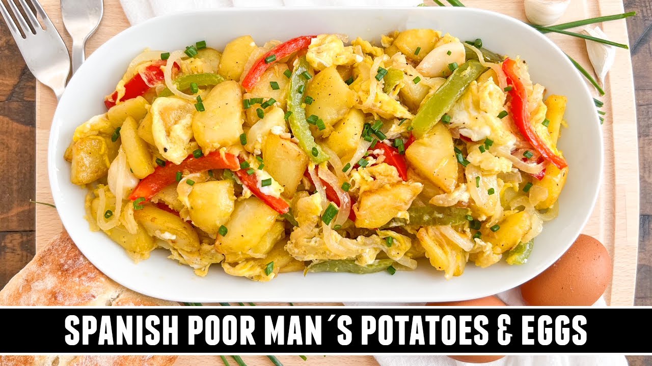 Poor man’s potatoes & eggs | Classic recipe from Extremadura, Spain