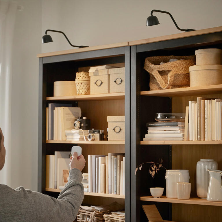 7 expensive-looking BILLY bookcase lighting add-ons