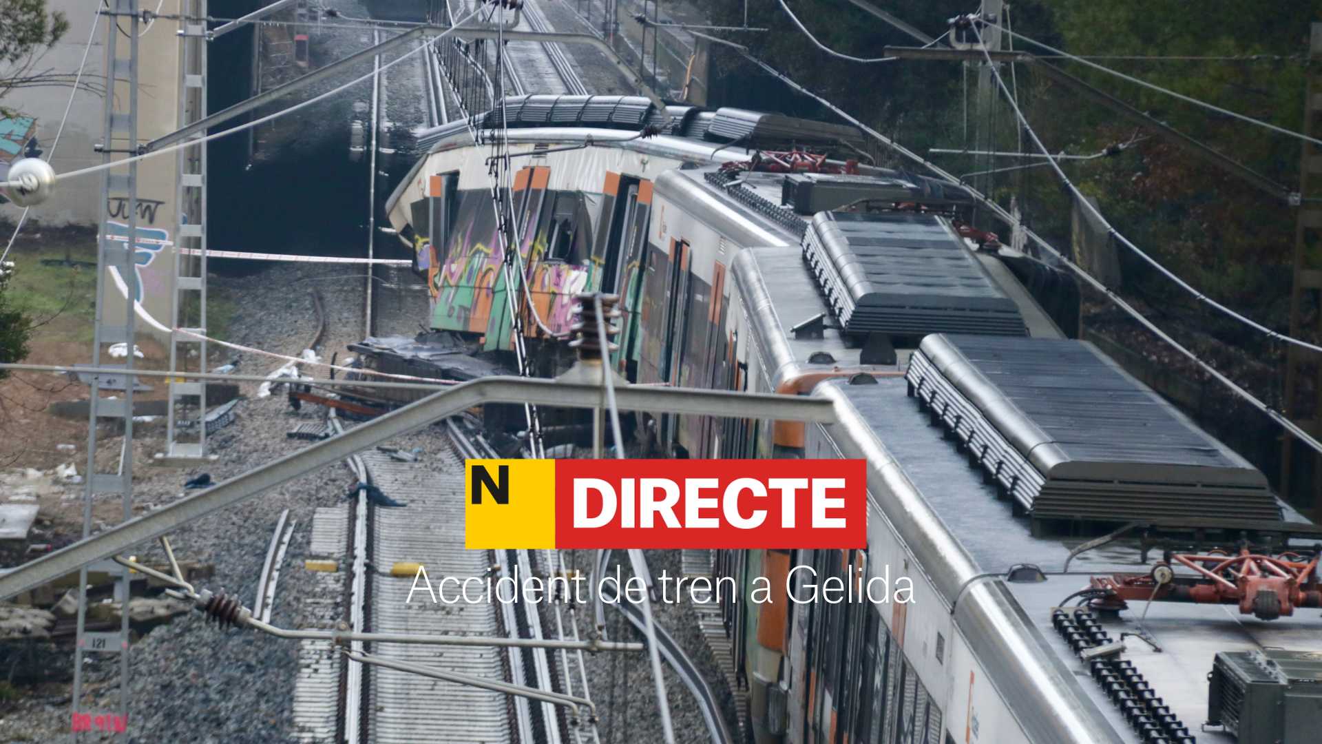 Accidente de tren en Gelida, directo | Última hora del servicio de ...
