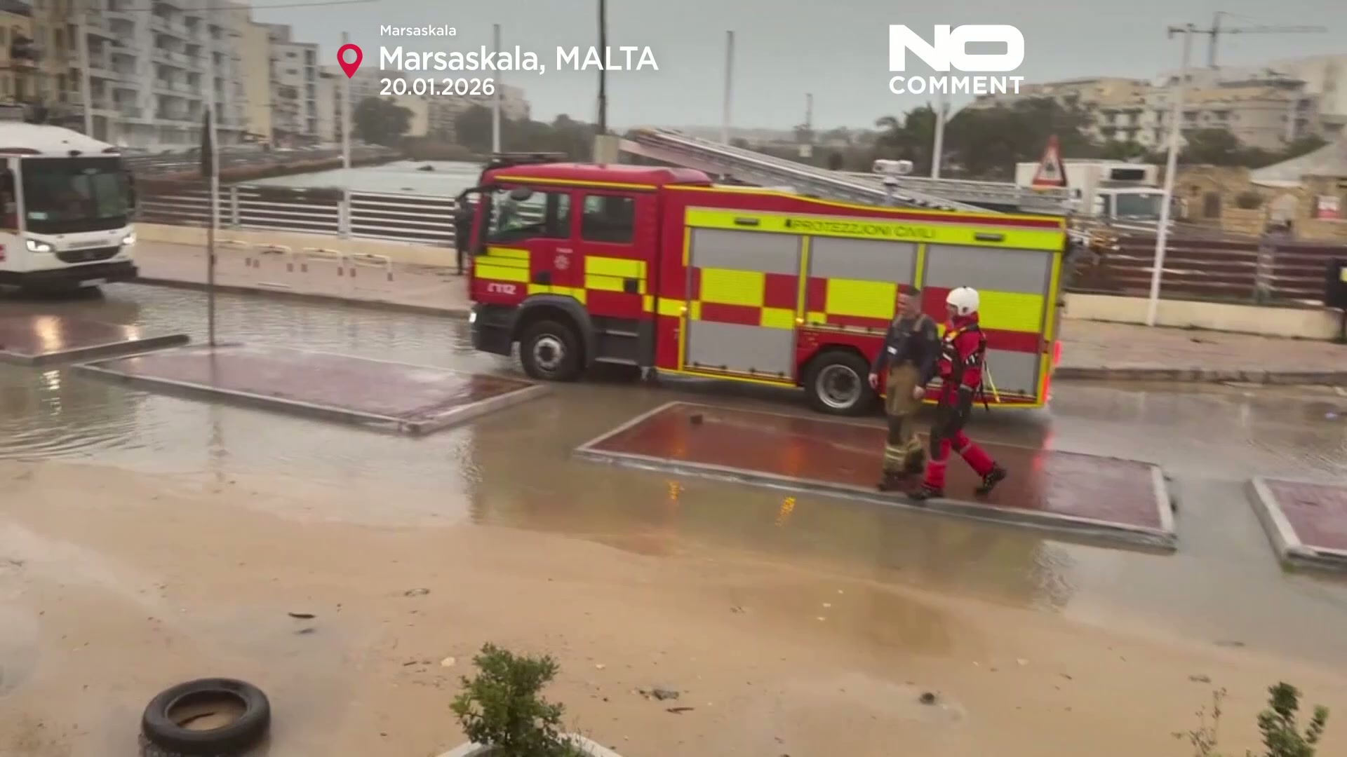 Storm Harry hits Malta with strong winds and high waves