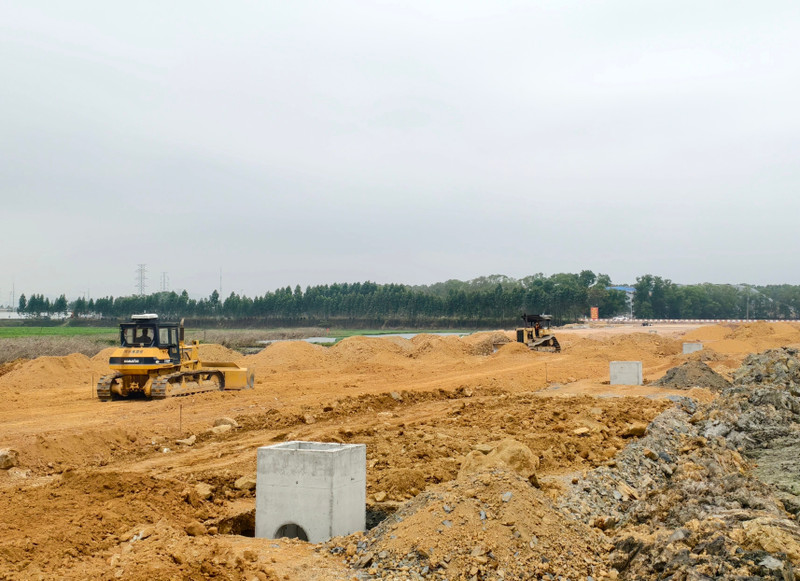 Bắc Ninh: Rộn ràng khí thế trên những công trình hạ tầng khu công nghiệp