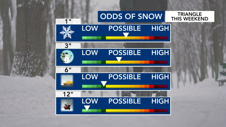 Weekend WRAL weather alert days: Winter storms looking more like ice storms
